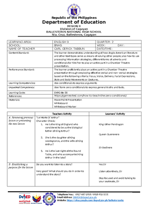 Esp Dlp 6 - N/A - DETAILED LESSON PLAN IN ESP Grade 6 Pamantayan sa ...