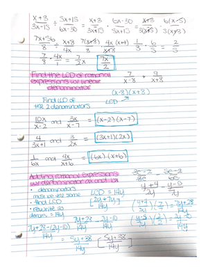 Unit 1: Polynomials - MATH1020 - Studocu