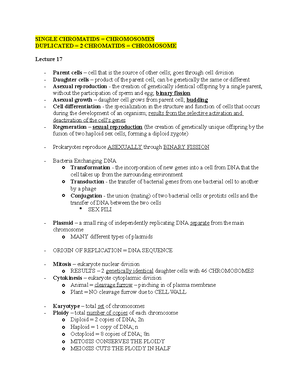 Biology - Unit 1 - study guide - Lecture 1 Key Points Biodiversity: the total number and kinds ...