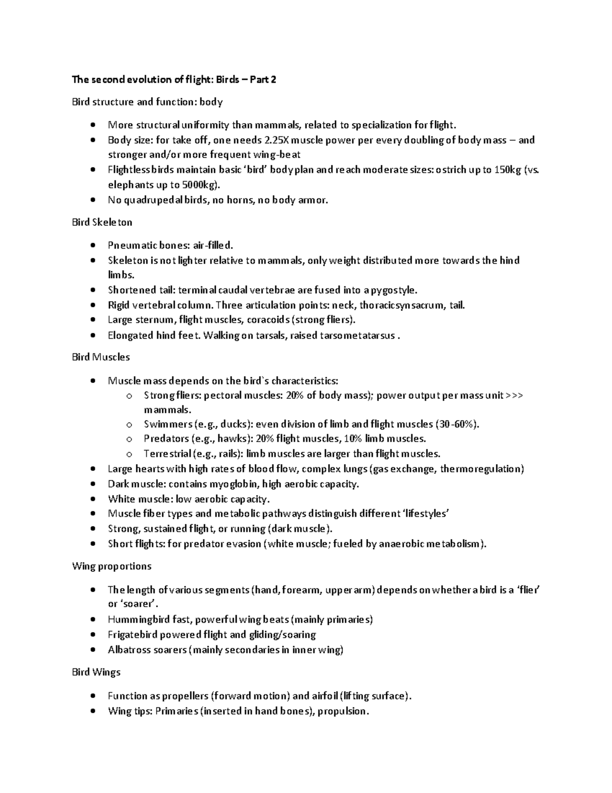 The second evolution of flight birds - part 2 - The second evolution of ...