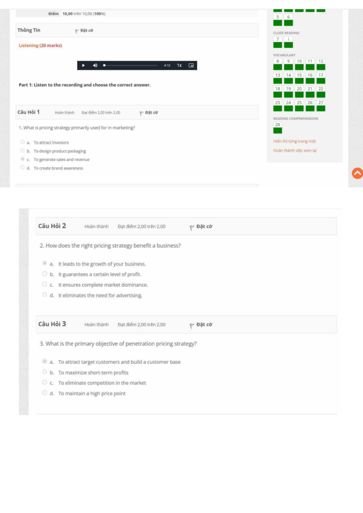 Sample test reading - 123456 - Marketing - Studocu