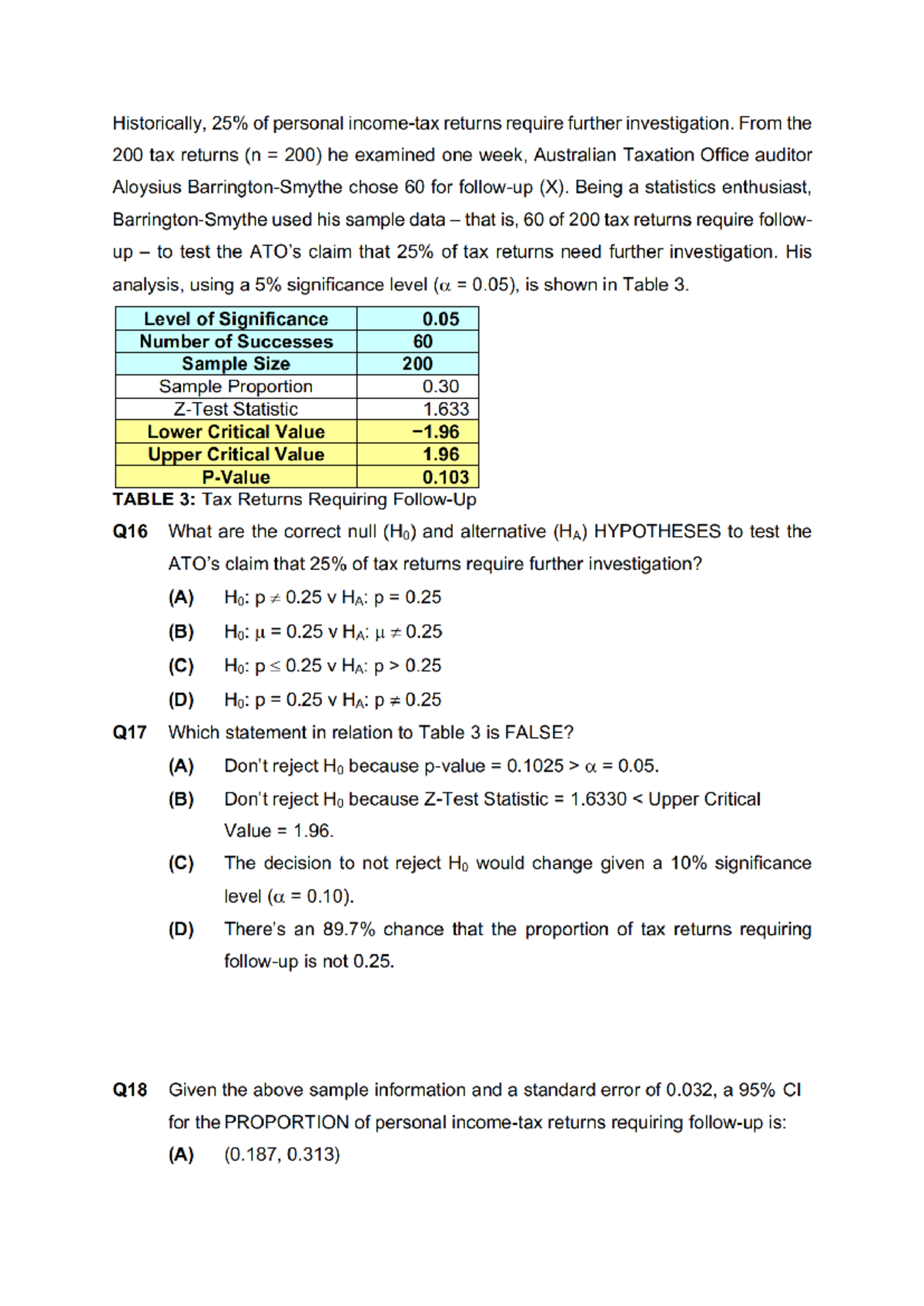 MCQ practice - DSE Maths - Studocu