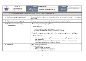DLL Matatag MATH 4 Q1 W4 - tutor - MATATAG K to 10 Curriculum Weekly Lesson Log School ...