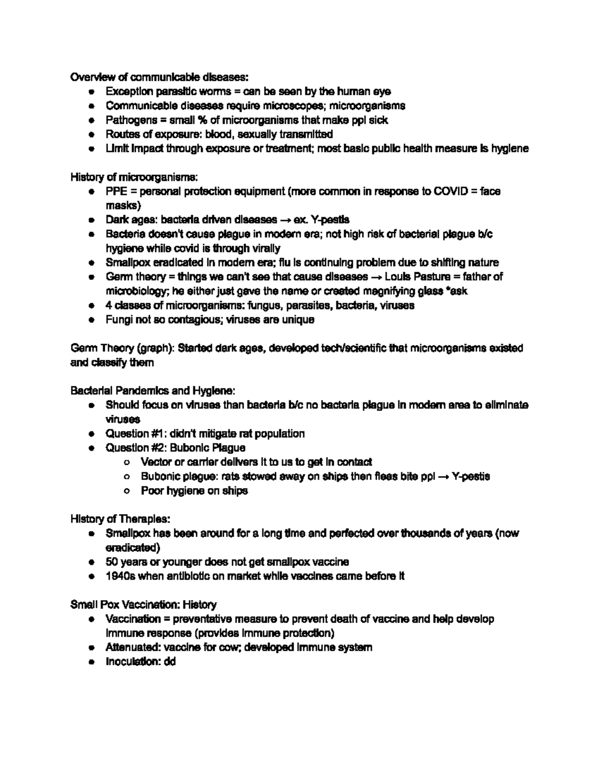 Public health notes 1 - PHS 2101 - Studocu