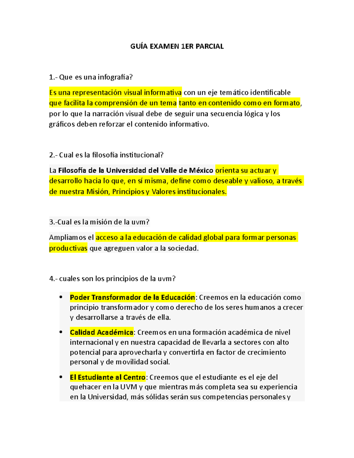 Guia 1er parcial estrategias de aprendizaje u habilidades digitales-1 - GUÍA EXAMEN 1ER PARCIAL ...