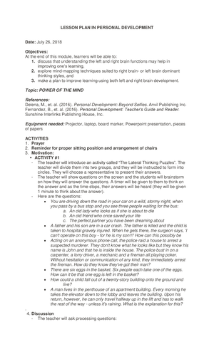 Week 1 - Q3 - ACP 10 - Daily Lesson Log in Agricultural Crop Production ...