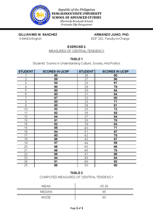 Units and Dimensions Handout - PANGASINAN STATE UNIVERSITY UNITS and ...
