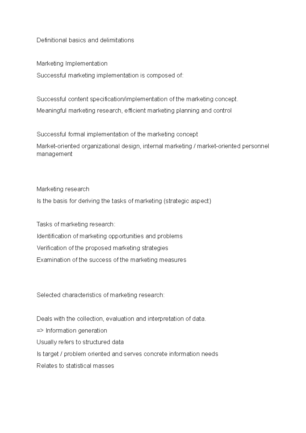 Definitional basics and delimitations - Definitional basics and ...