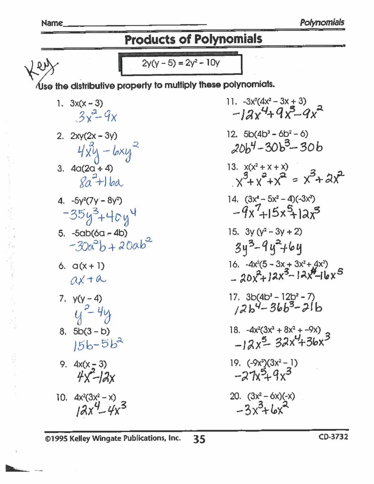 Multiplying polynomials 35 36 37 38 worksheets key - Arts in the Philippines - Studocu