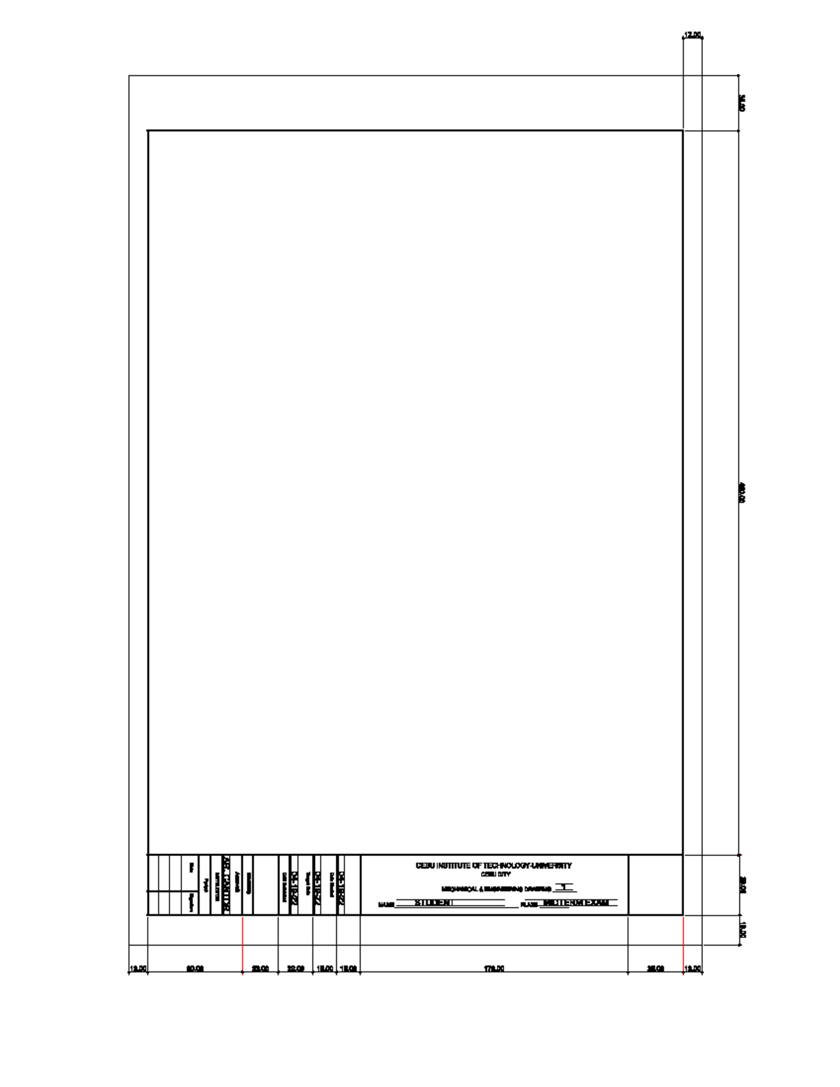 ENGG Drawing Paper Template - Civil Engineering - Studocu