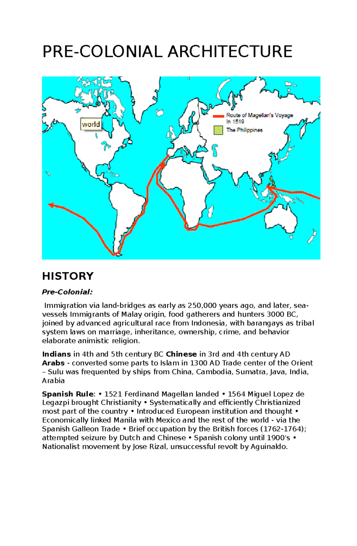PRE Colonial Architecture - PRE-COLONIAL ARCHITECTURE HISTORY Pre ...