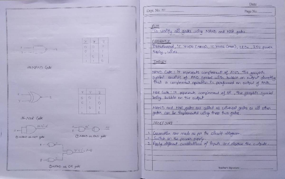 STLD experiment (1-3) - Studocu