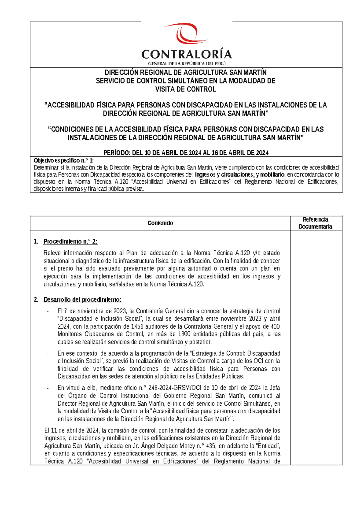 Procedimiento 1.2 Drasam - DIRECCIÓN REGIONAL DE AGRICULTURA SAN MARTÍN ...
