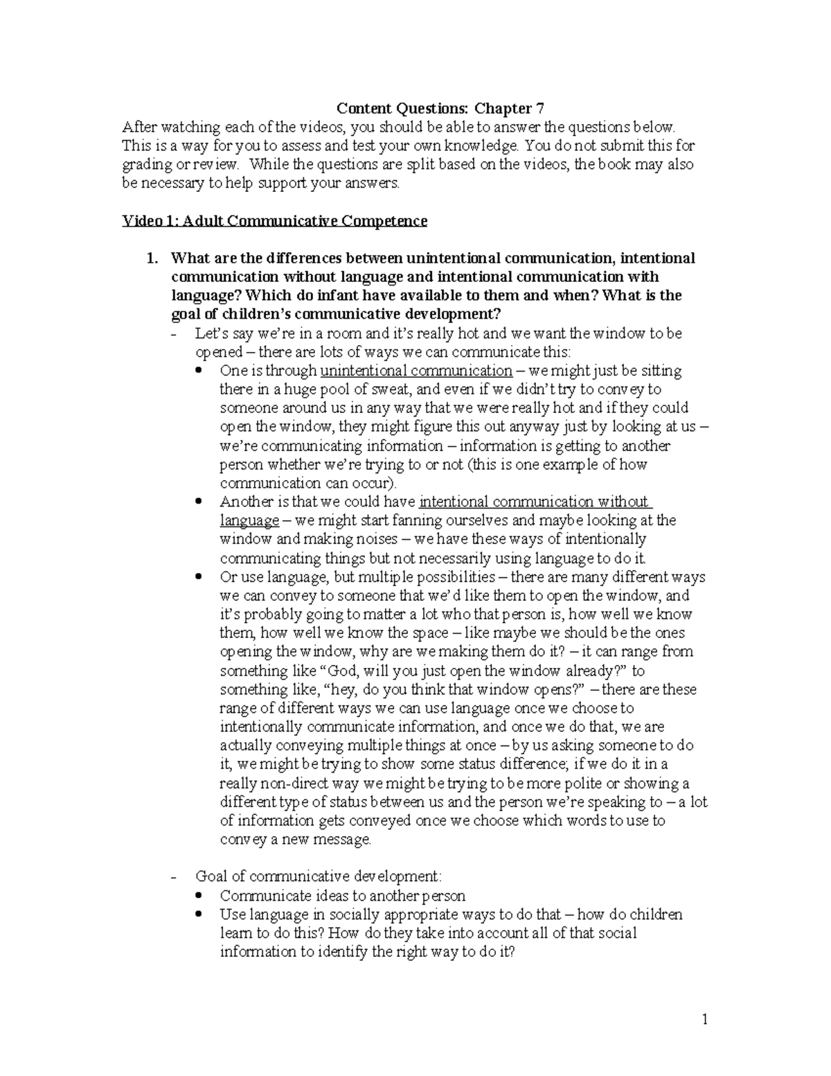 Content Questions Chapter 7 - This is a way for you to assess and test ...