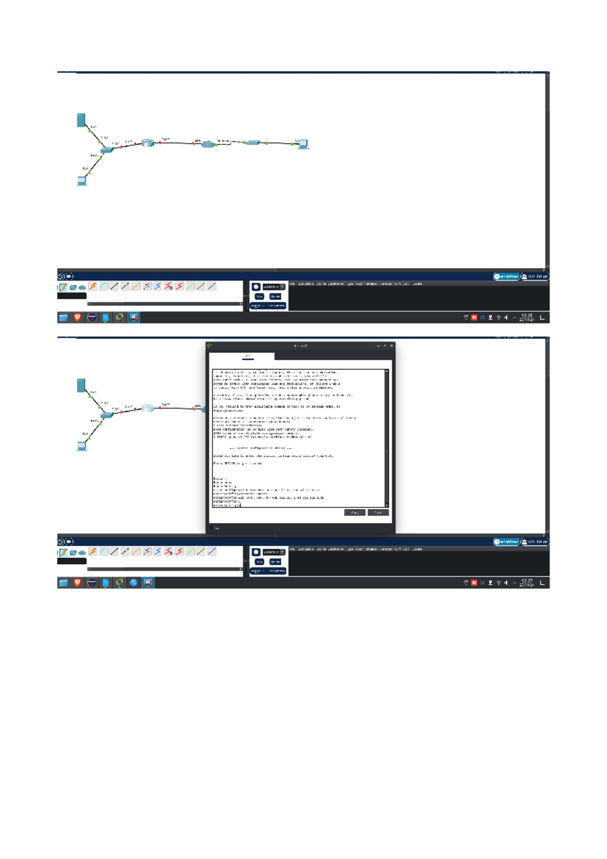 Semana 15 - practica vpn ipsec - Fa0 Fth6 Modem4 Fa0 ..... Fa0 Realtime ...