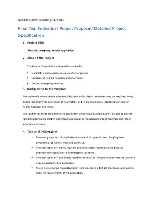 Task 1 - Written assignment of Task 1 of Individual Project (PDF ...