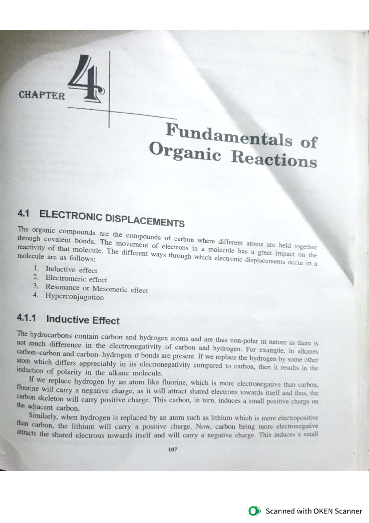 Fundamentals of organic chemistry part 1 - Chemistry - Studocu