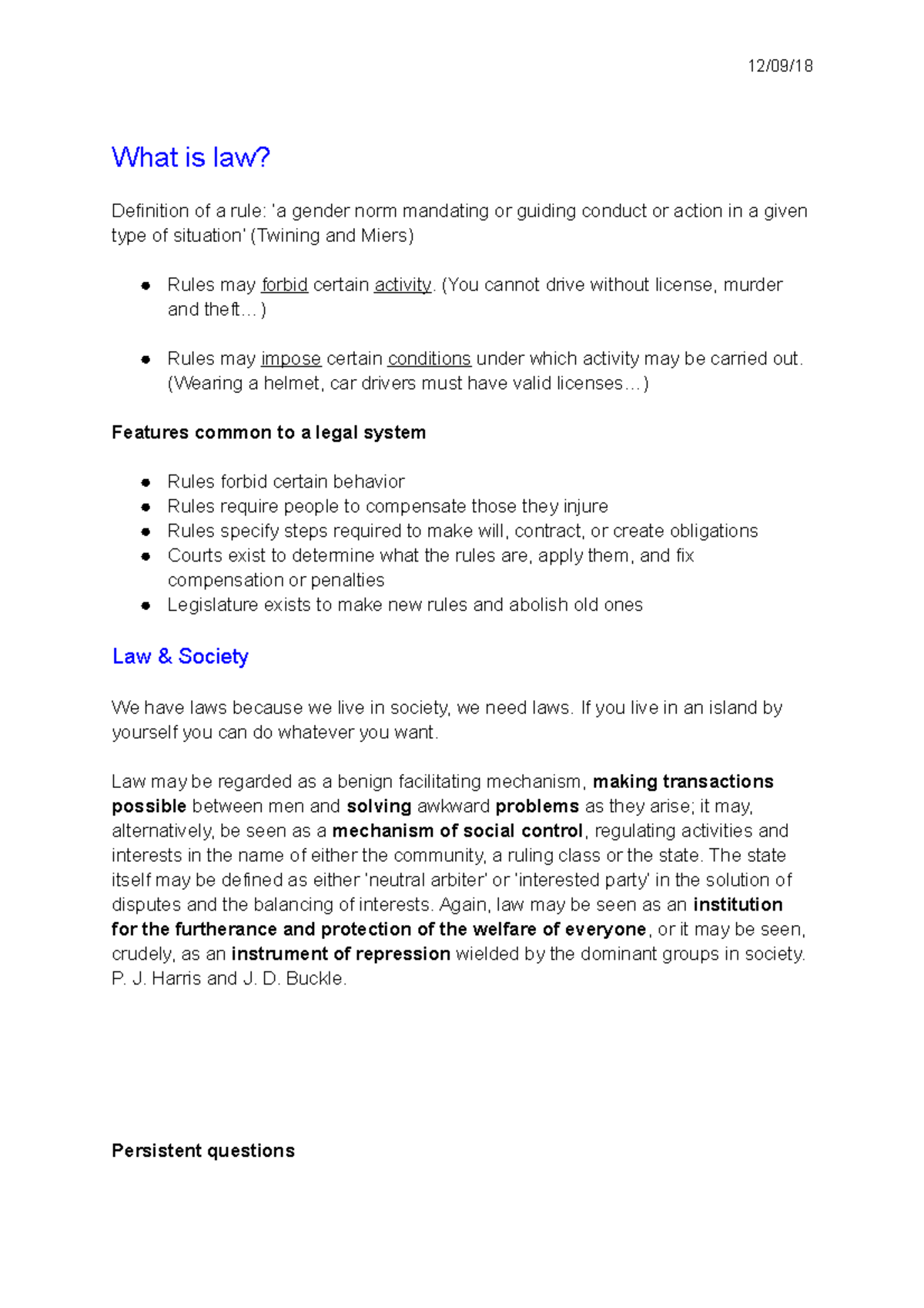 What Is Law Basic Principles Of Law 12 09 18 What Is Law