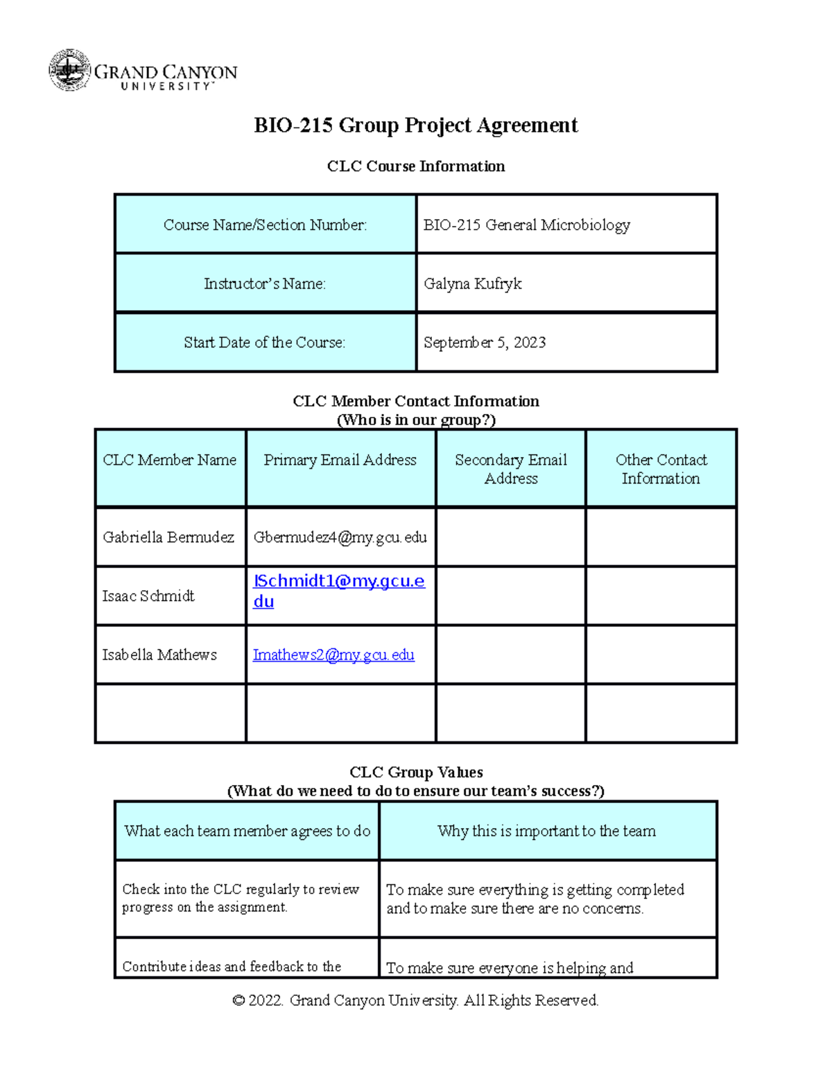 BIO-215-RS-Group Project Agreement - BIO-215 Group Project Agreement ...