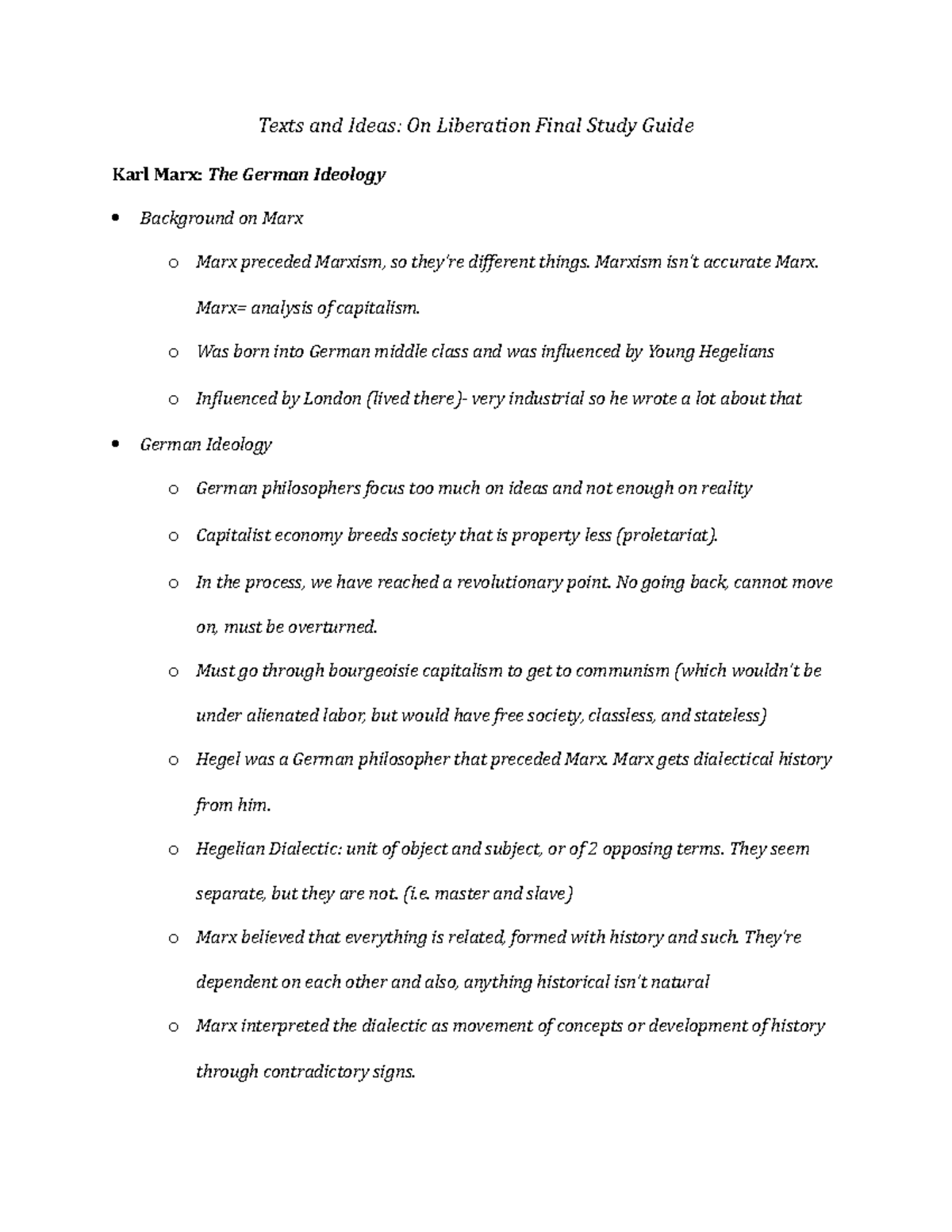 Final Study Guide Summary Texts And Ideas Topics Texts And Ideas final-study-guide-summary-texts-and-ideas-topics-texts-and-ideas