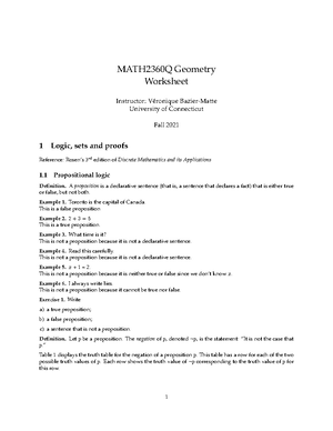Lesson 1-7 - WKST - 1-7: Writing Proofs Postulate (Axiom): A statement ...