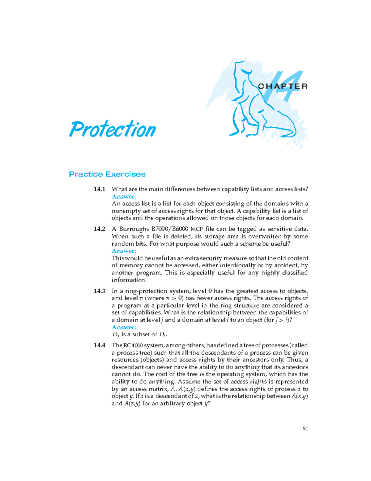 14 系统保护 Protection - 14 C H A P T E R Protection Practice Exercises 14 ...