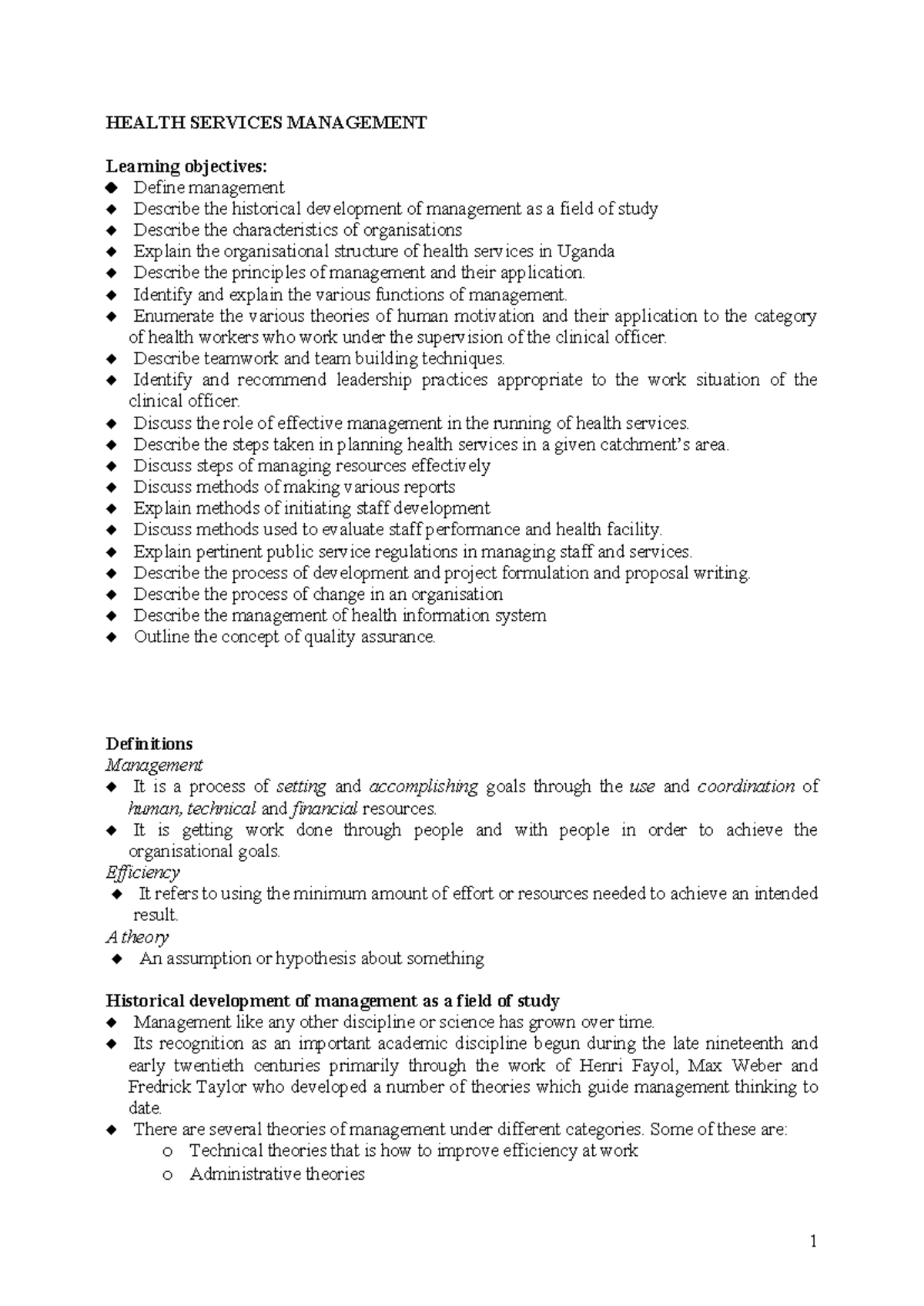 HSM Historical DEV'T - Summary Public Health Dentistry - HEALTH ...