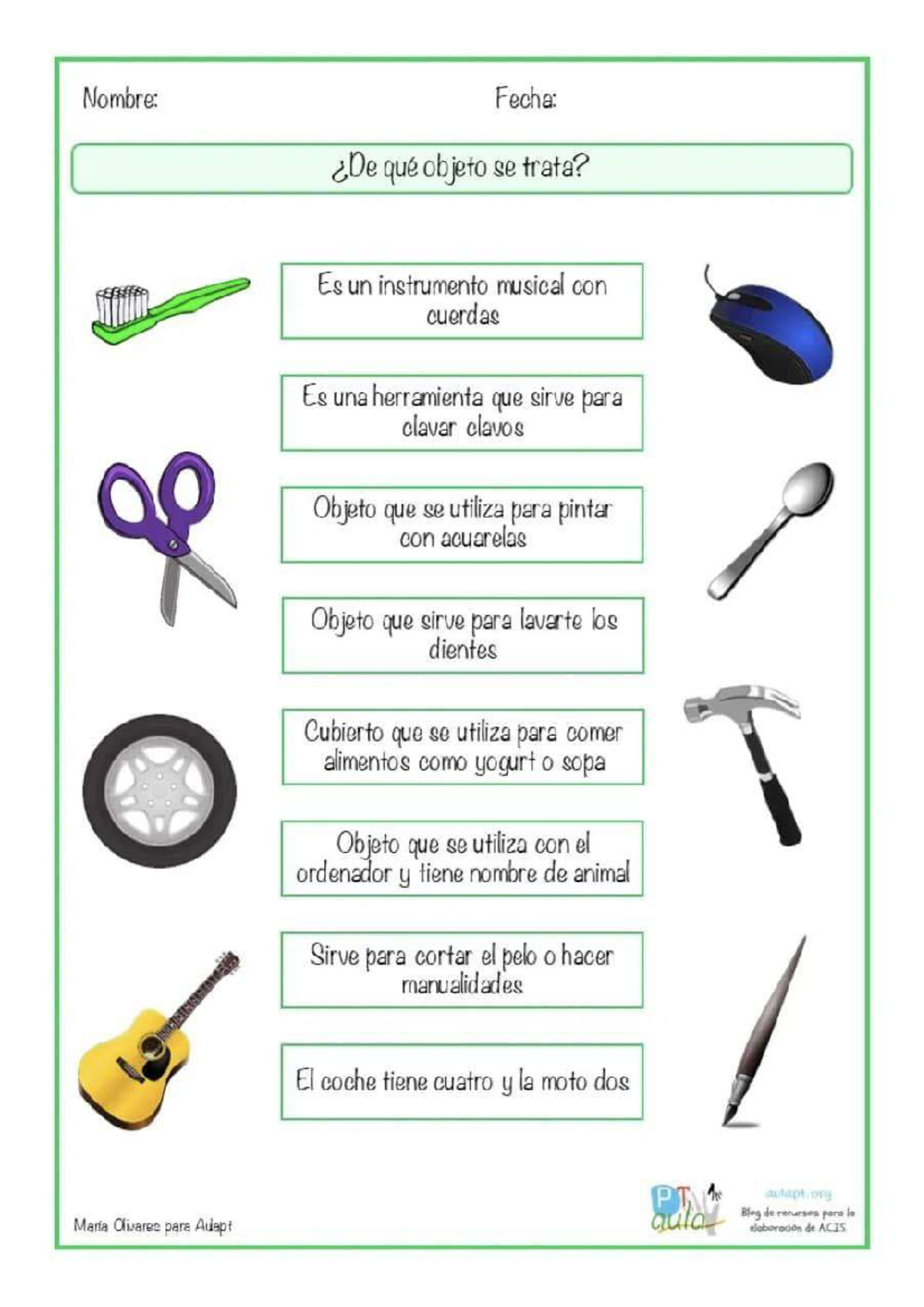 Descripción de objetos pequeños - Español A: Literatura NM - Studocu