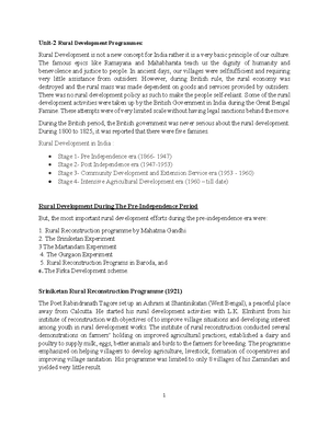 RD Quantum - 3 CONTENTS KHU 701/KHU801:RuralDevelopment: Administration ...