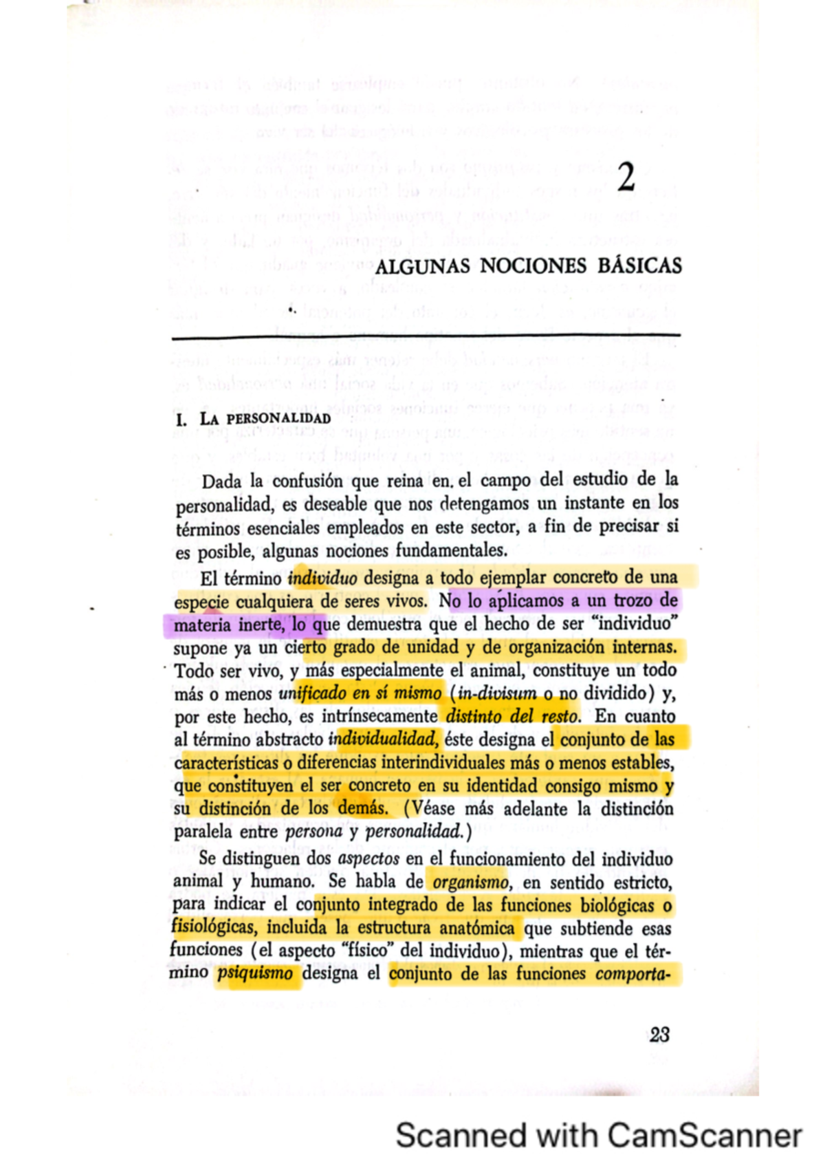 Nuttin Estructura De La Personalidad Estructuración De La