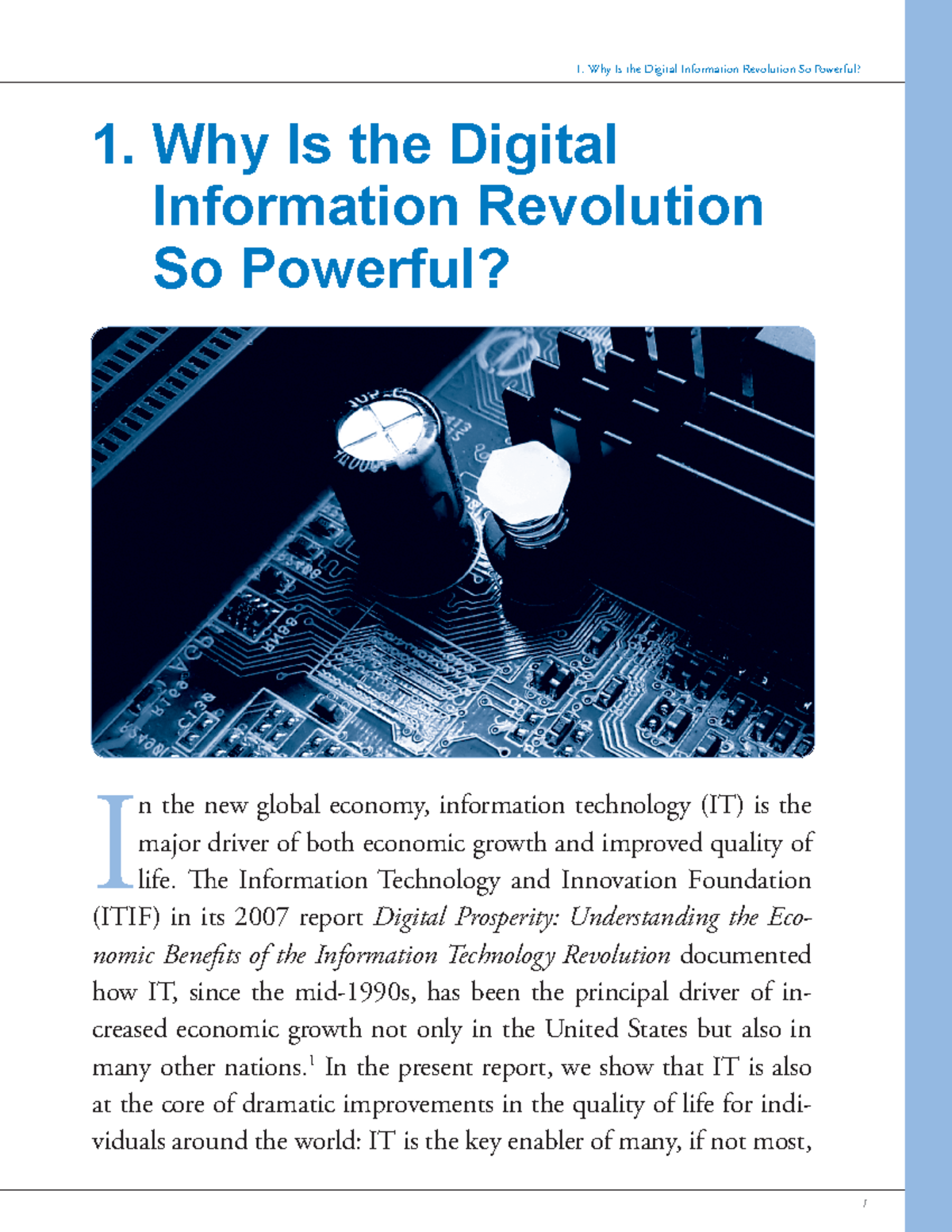 DQOL-1 - Hdudjsjs - Why Is the Digital Information Revolution So ...