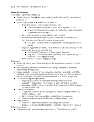 Bio Exam 1 Review - CHAPTER 1 - PRINCIPLES OF LIFE Biology: the ...