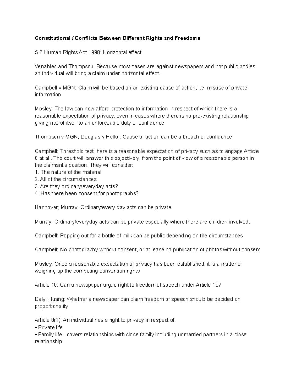 Constitutional Conflicts Between Different Rights and Freedoms ...