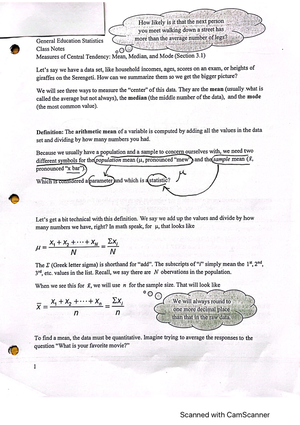 Math 145 Section 3 - 0 e values related to each other? Are there values ...