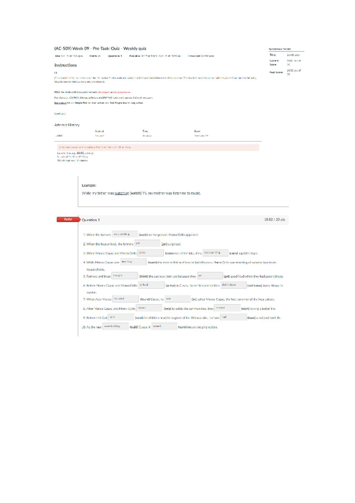 Doc1 - practica semanal - Ingles III - Studocu
