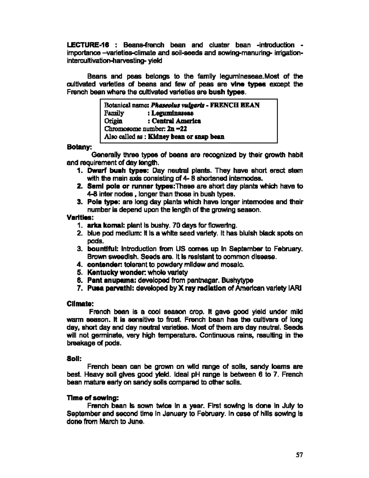 Horti Lecture 17 - horticulture - Studocu