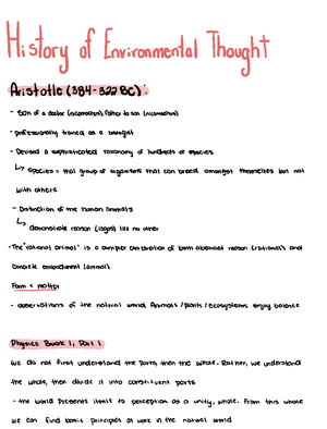 ENV2301 Syllabus 2023 - information - Syllabus: ENV The History of ...