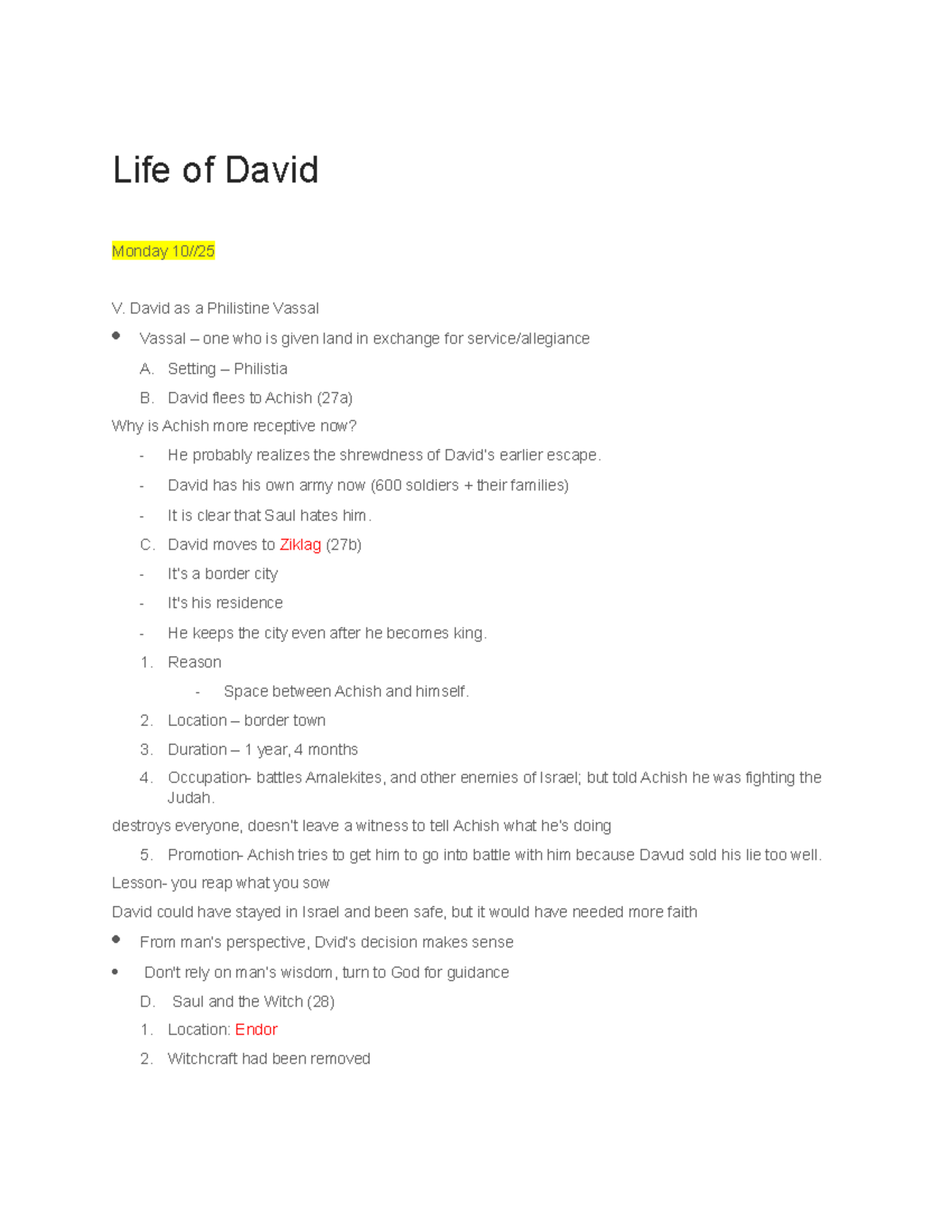 BI 233 - Class notes for the whole semester in Mr. Forbes's Class ...