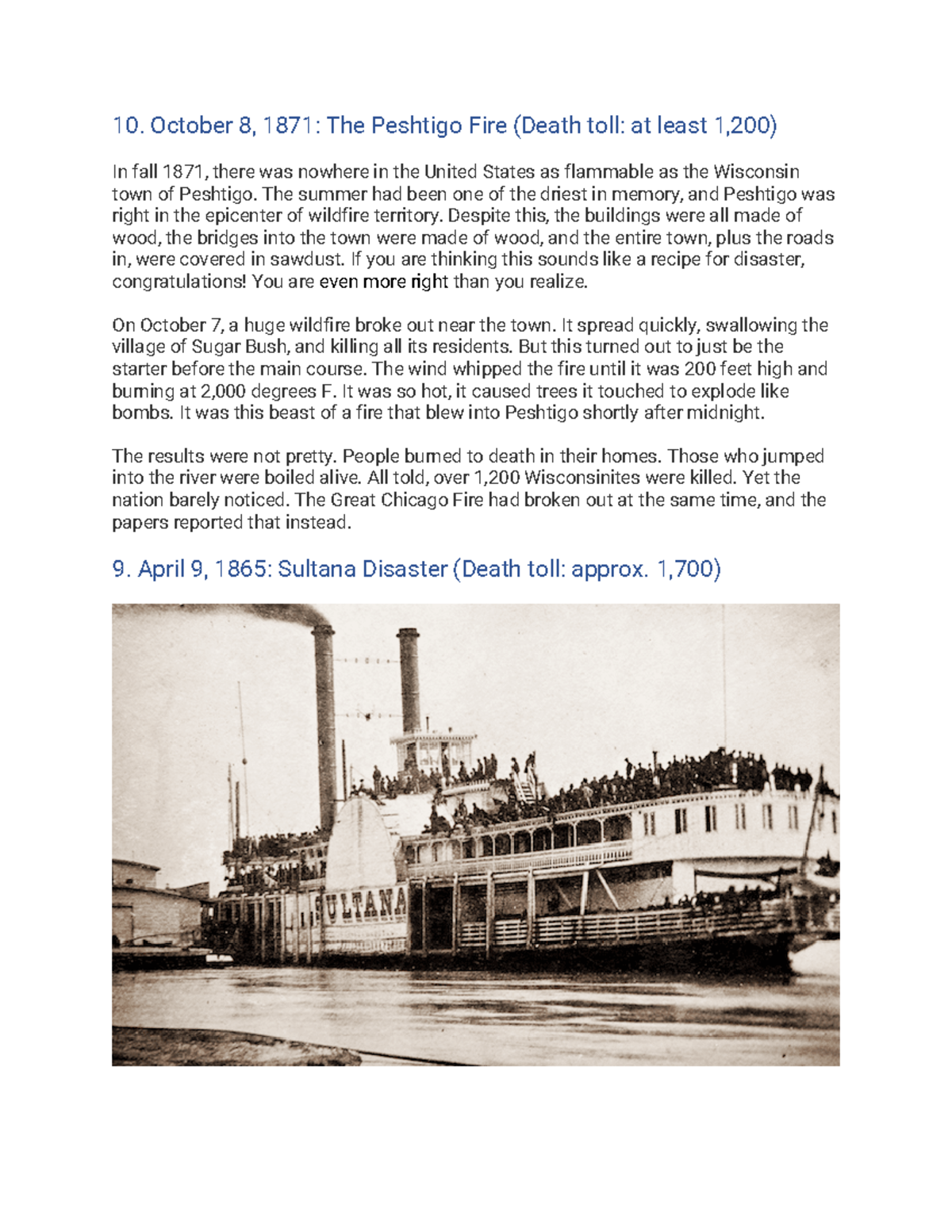File3 - Kelly Crook - 10. October 8, 1871: The Peshtigo Fire (Death ...
