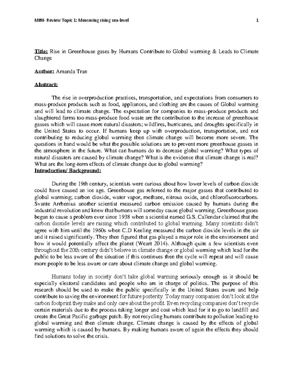 Mini Review 11-2 - This paper provides an example of how to use CSE ...