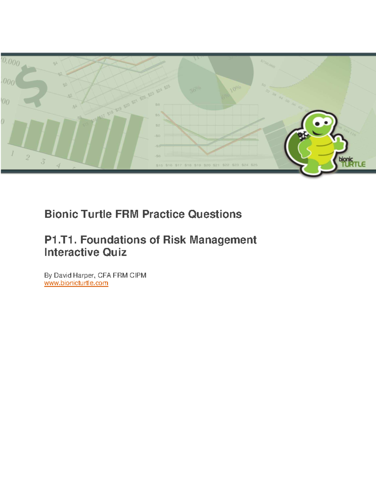 P1.T1. Foundation and Risk Management Bionic Turtle FRM Practice ...