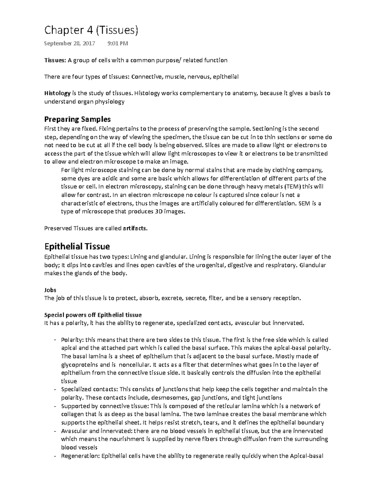 Chapter 4 - Summary Human Anatomy & Physiology - Warning: TT: undefined function: 32 - Studocu