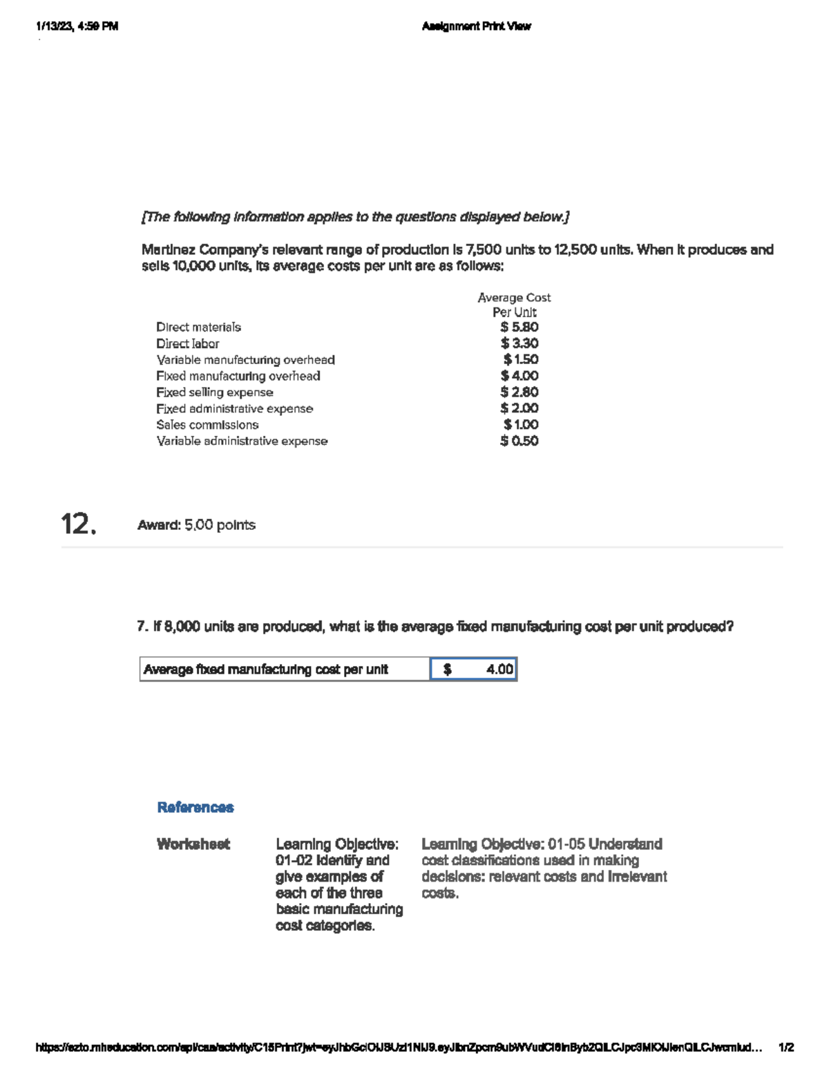 Assignment 4 OChem 41A Fall 2022 - ECON 4 - Studocu