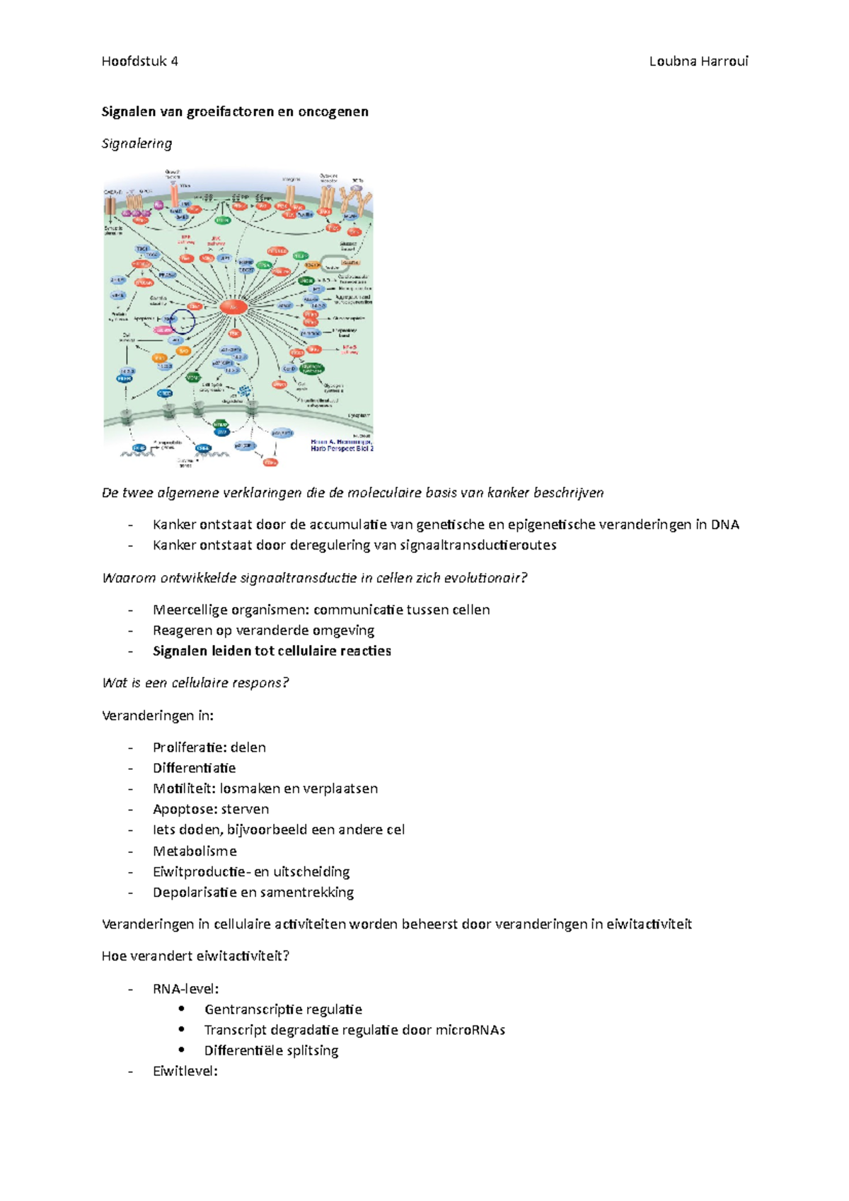 Signalen van groeifactoren en oncogenen - Signalen van groeifactoren en ...