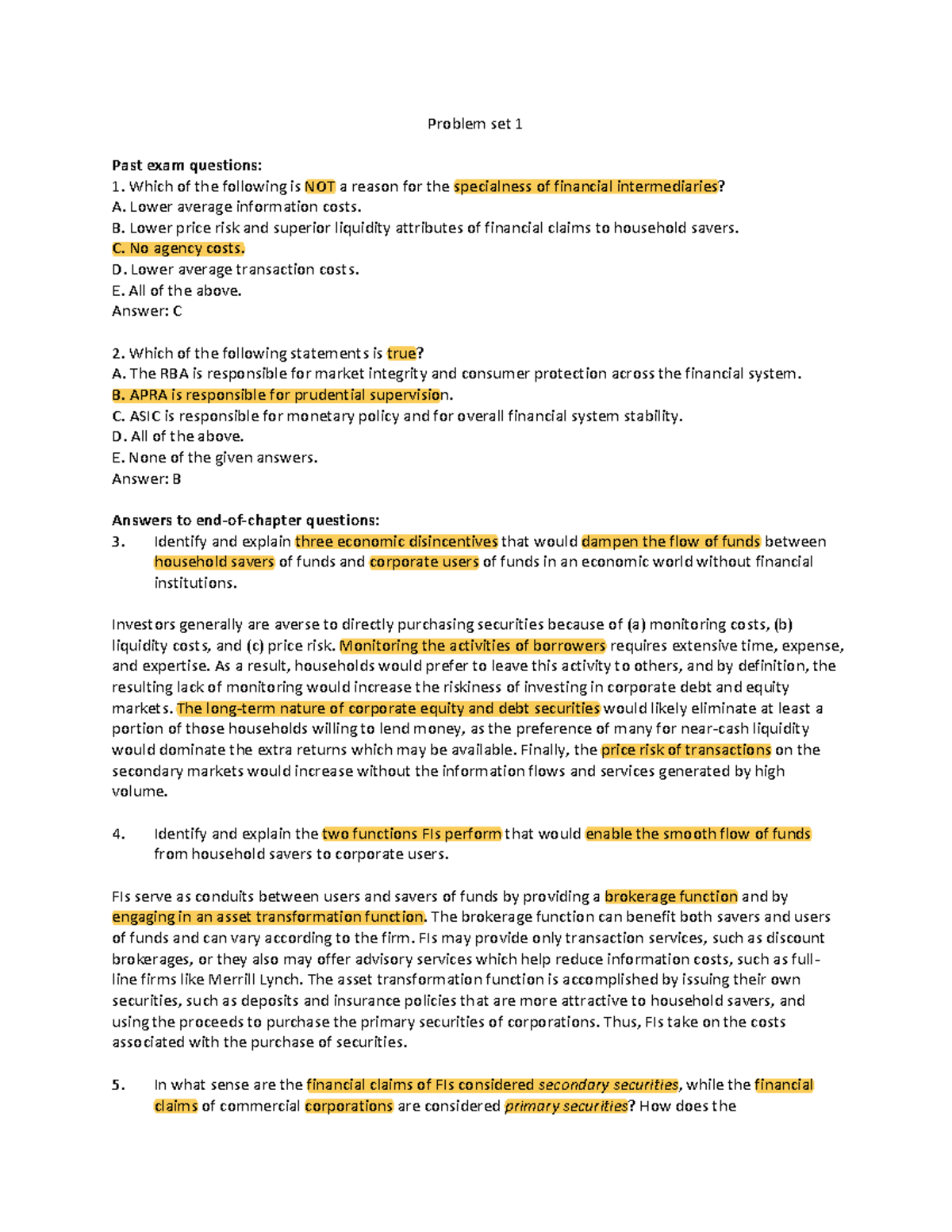 Problem Set 1 Introduction With Answers Warning Tt Undefined