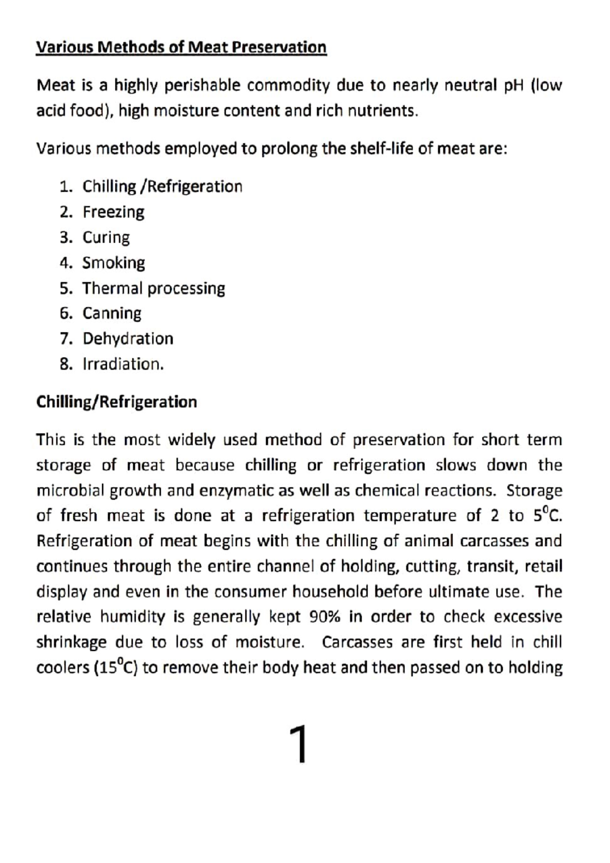Meat tech (method of meat preservation) - quality and safety of dairy ...