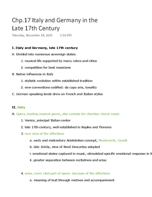 Chp. 7 Outline Renaissance - I. Europe from 1400 to 1600 A. Renaissance ...