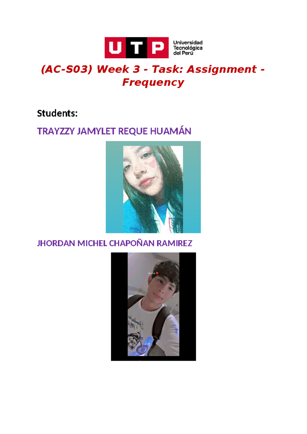 (AC-S03) Week 3 - Task Assignment - Frequency - Materiales de construccion - (AC-S03) Week 3 ...