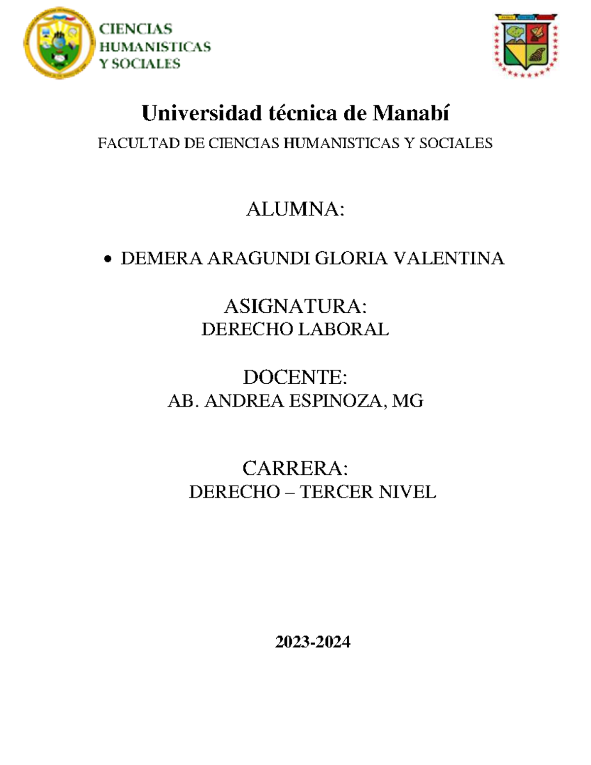 Las jornadas de trabajo - Universidad técnica de Manabí FACULTAD DE ...