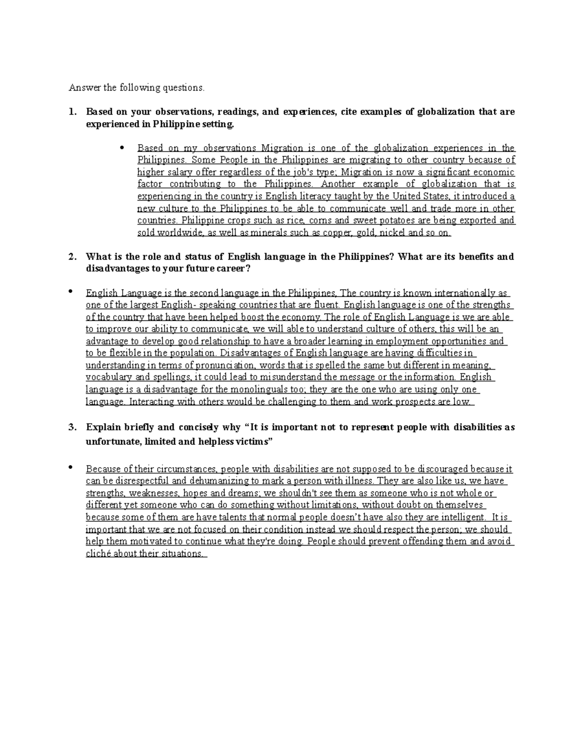 Module 4 -POST-TEST - helpful - Answer the following questions. 1 ...